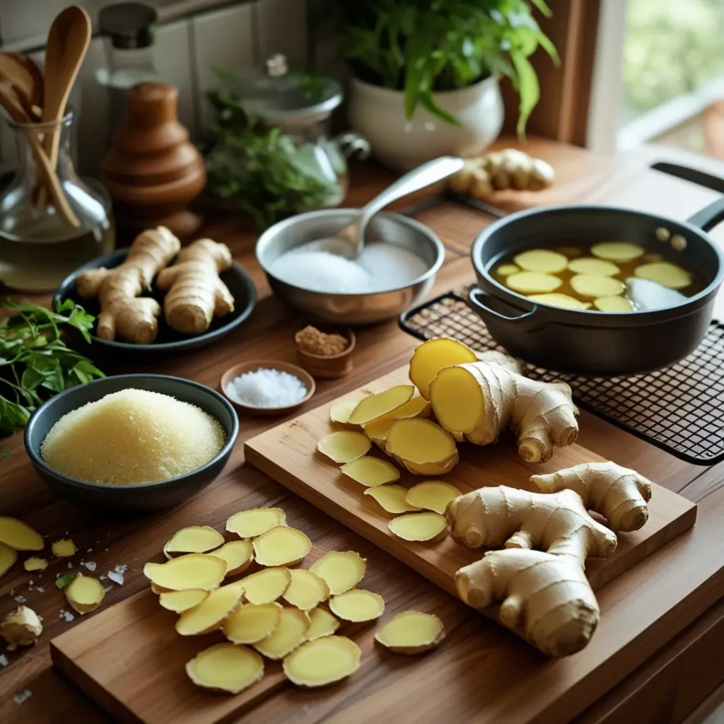 Gingembre Confit : Un délice pour un meilleur Bien-être